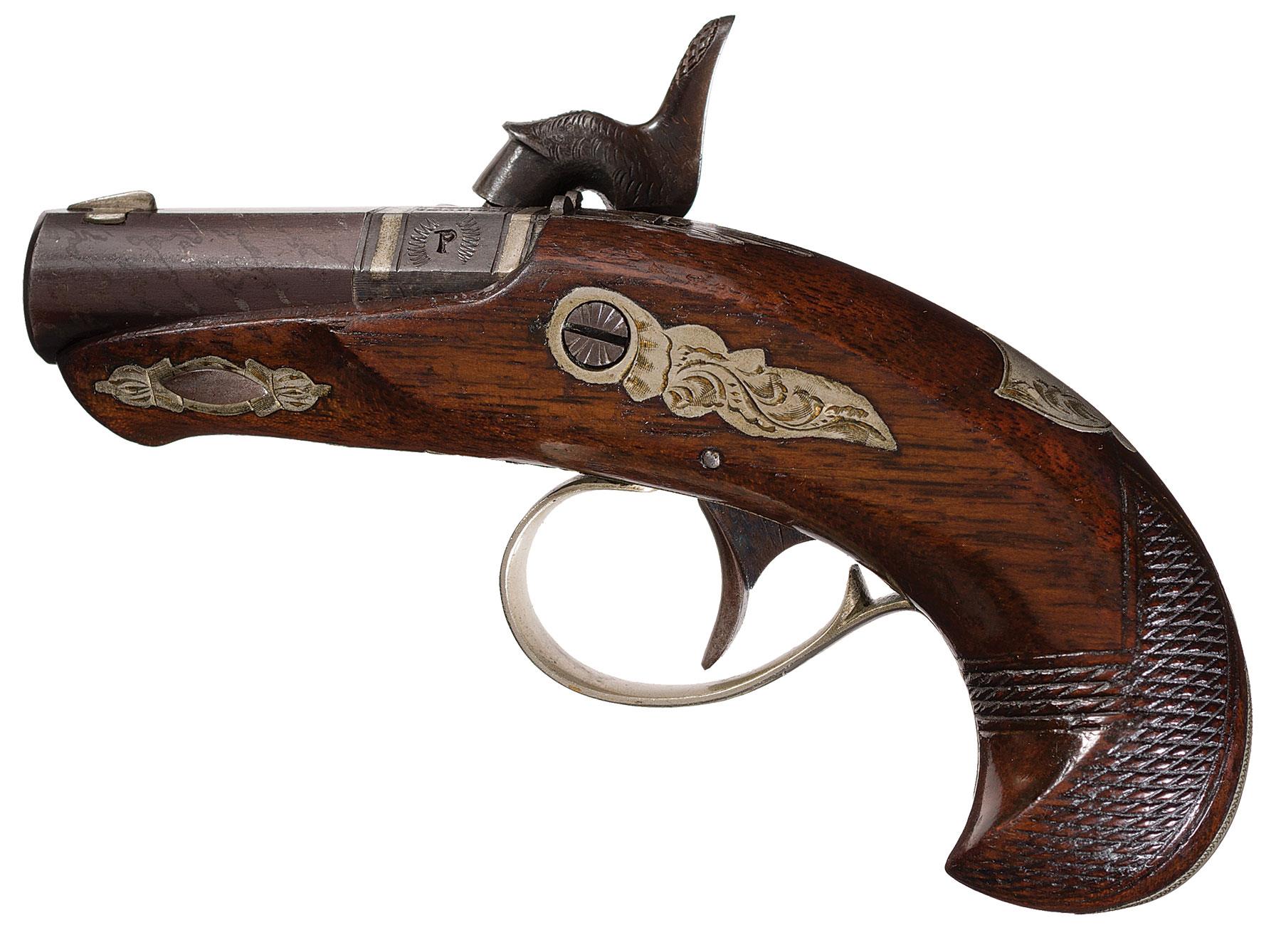 Desirable Henry Deringer 'Peanut' Percussion Pocket Pistol | Rock ...