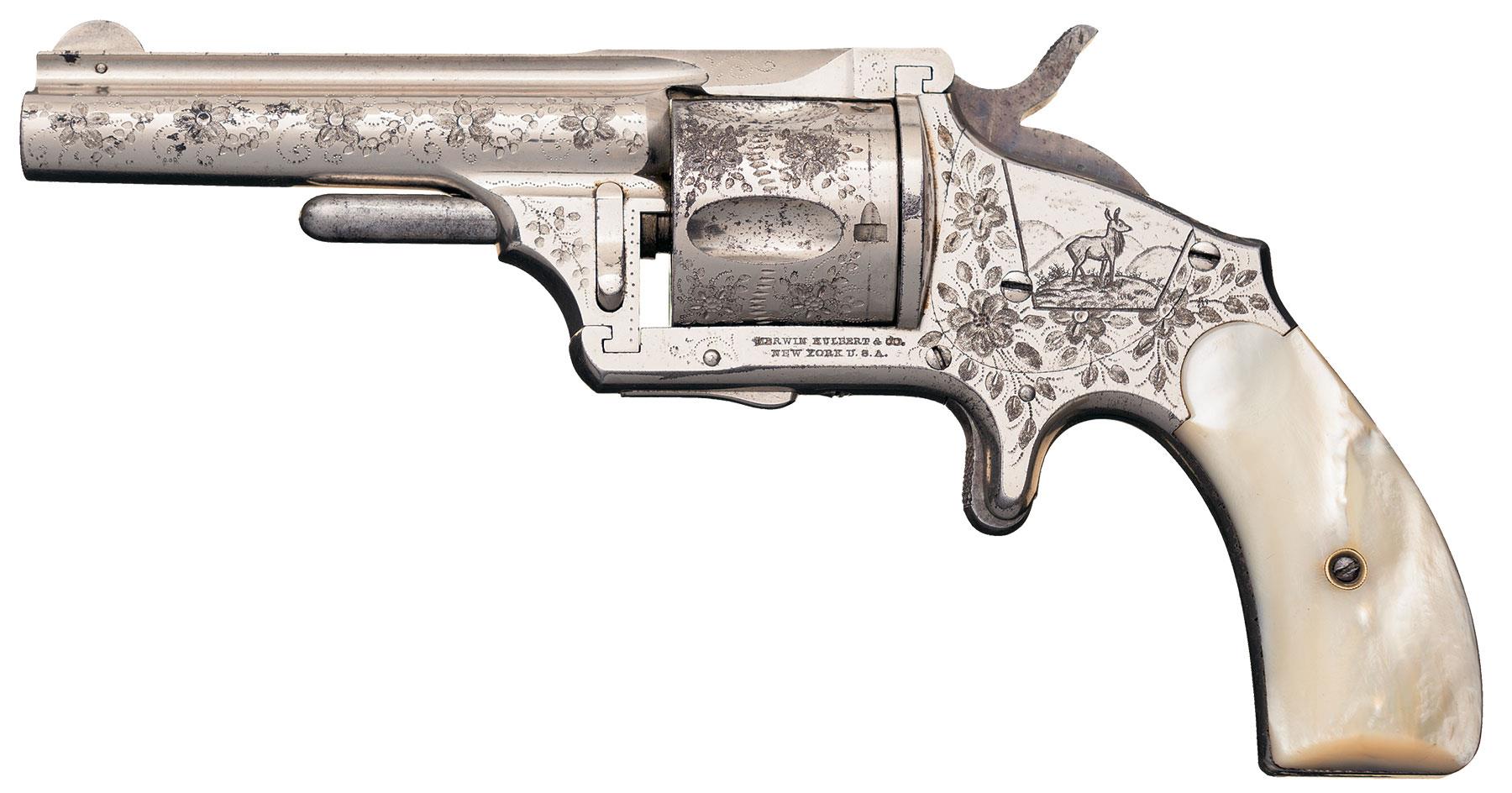Factory Engraved Merwin Hulbert & Co Medium Frame Revolver | Rock ...