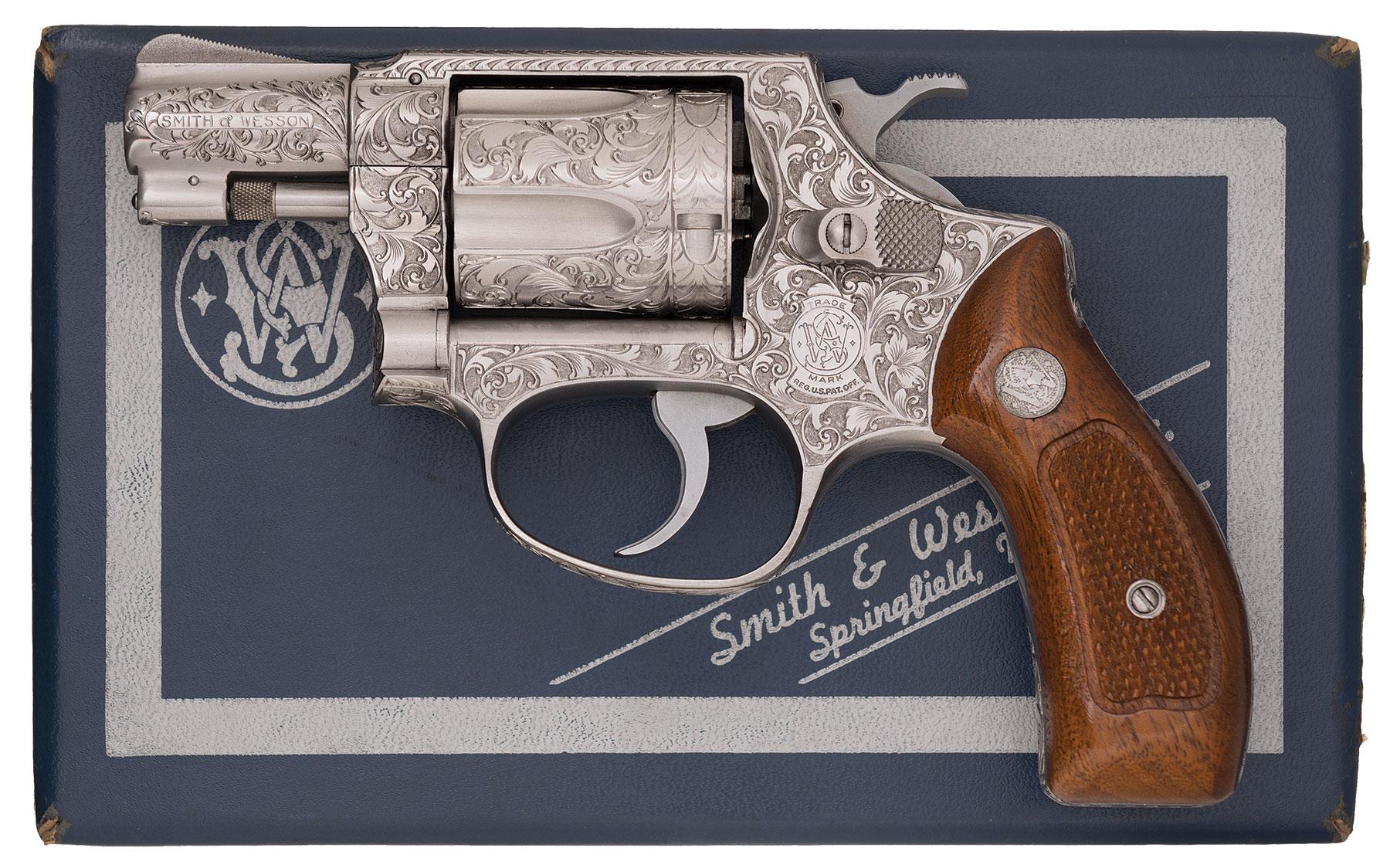 Engraved Smith & Wesson Model 60 Double Action Revolver | Rock Island ...