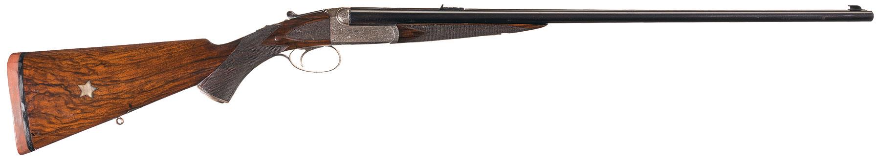 Engraved Westley Richards Box Lock Double Rifle in 375 Win | Rock ...