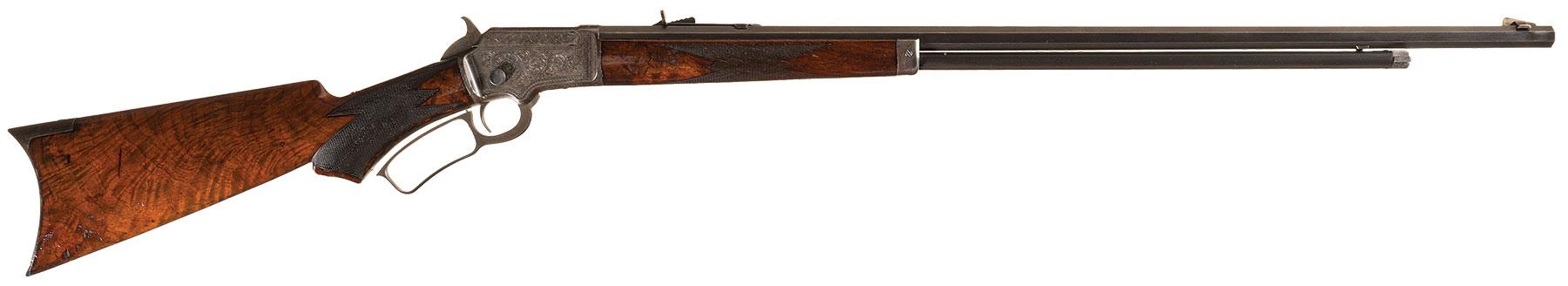Factory Engraved Marlin Model 1891 Deluxe Lever Action Rifle | Rock ...