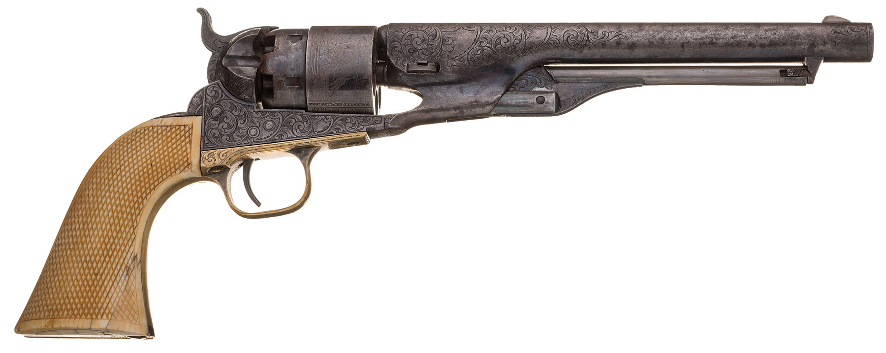 Colt Model 1860 Army Percussion Revolver Engraved | Rock Island Auction