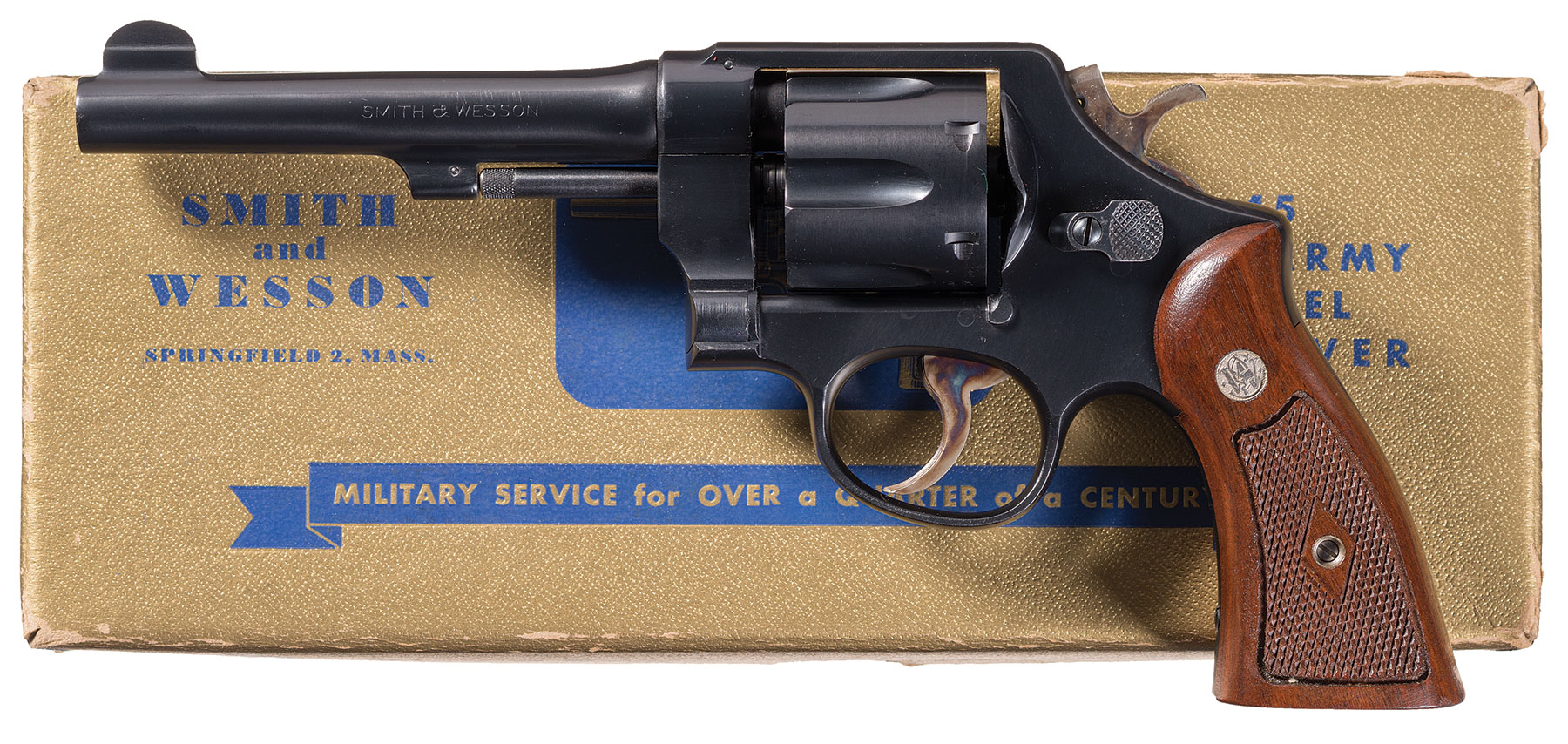 S&W 45 Hand Ejector Model 1950 Army Revolver with Box | Rock Island Auction