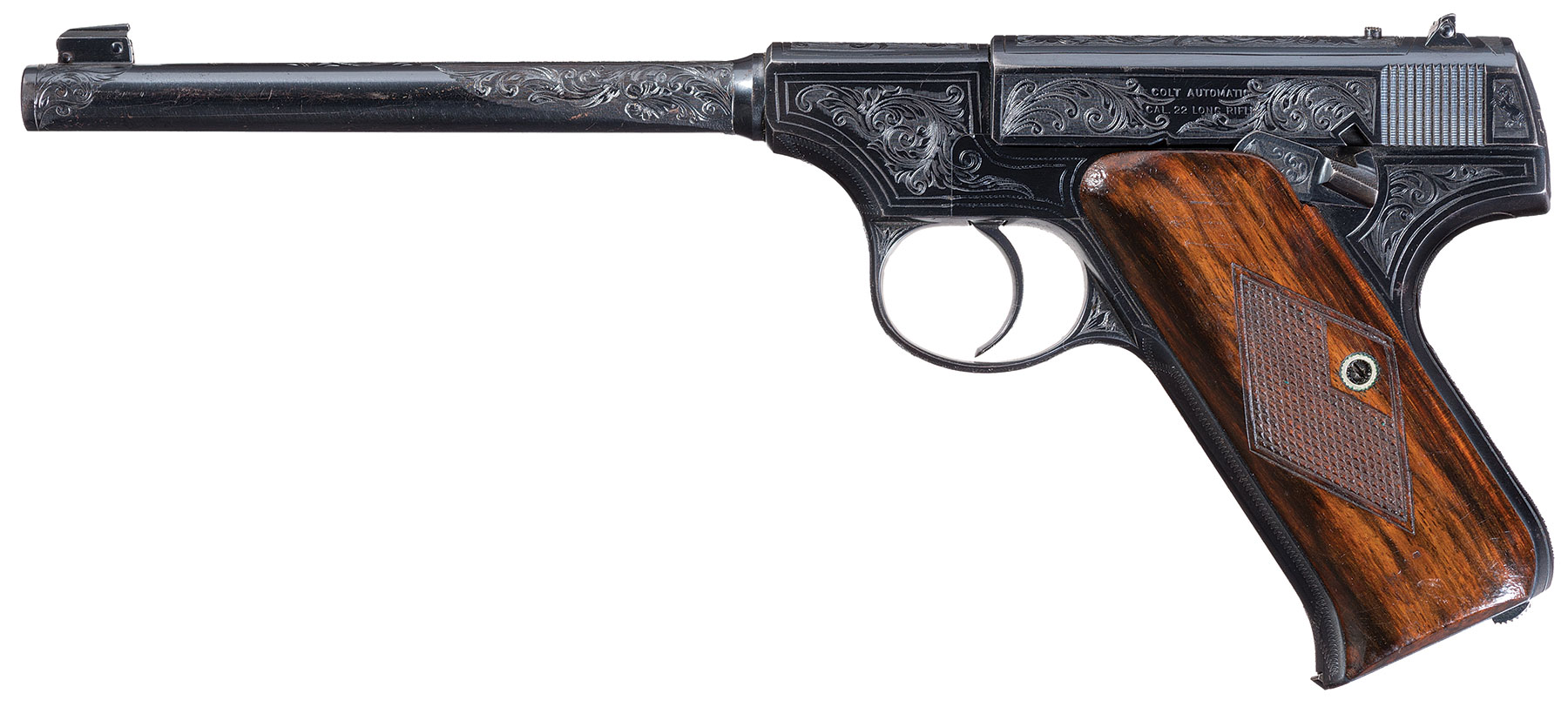 Colt Pre-Woodsman Semi-Automatic Pistol-Factory Letter Engraved | Rock ...