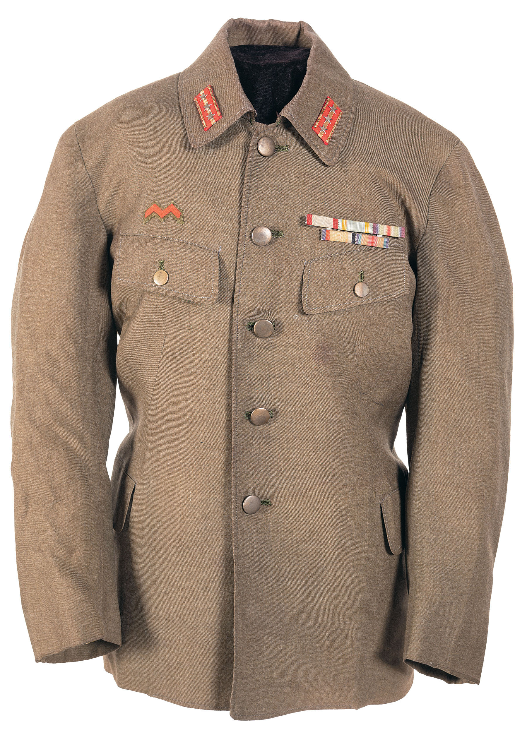 Two Imperial Japanese Military Officer's Tunics with Caps | Rock Island ...