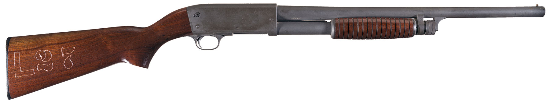 U.S. Ithaca Model 37 Riot Shotgun w/Police Markings | Rock Island Auction