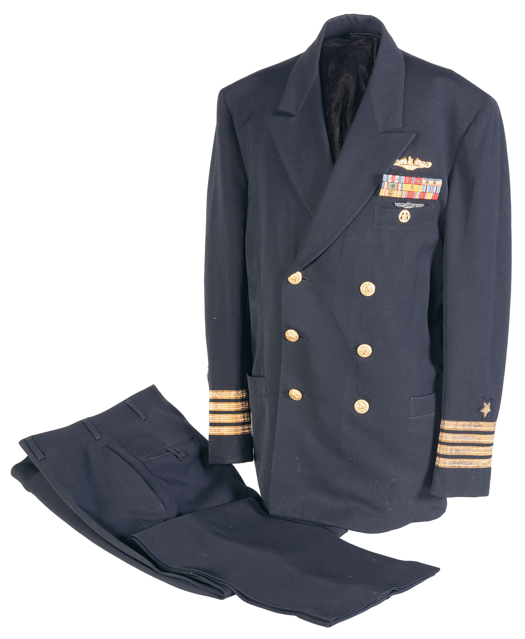 U.S.N. Jacket/Pants Set for a Well Decorated Submarine Captain | Rock ...