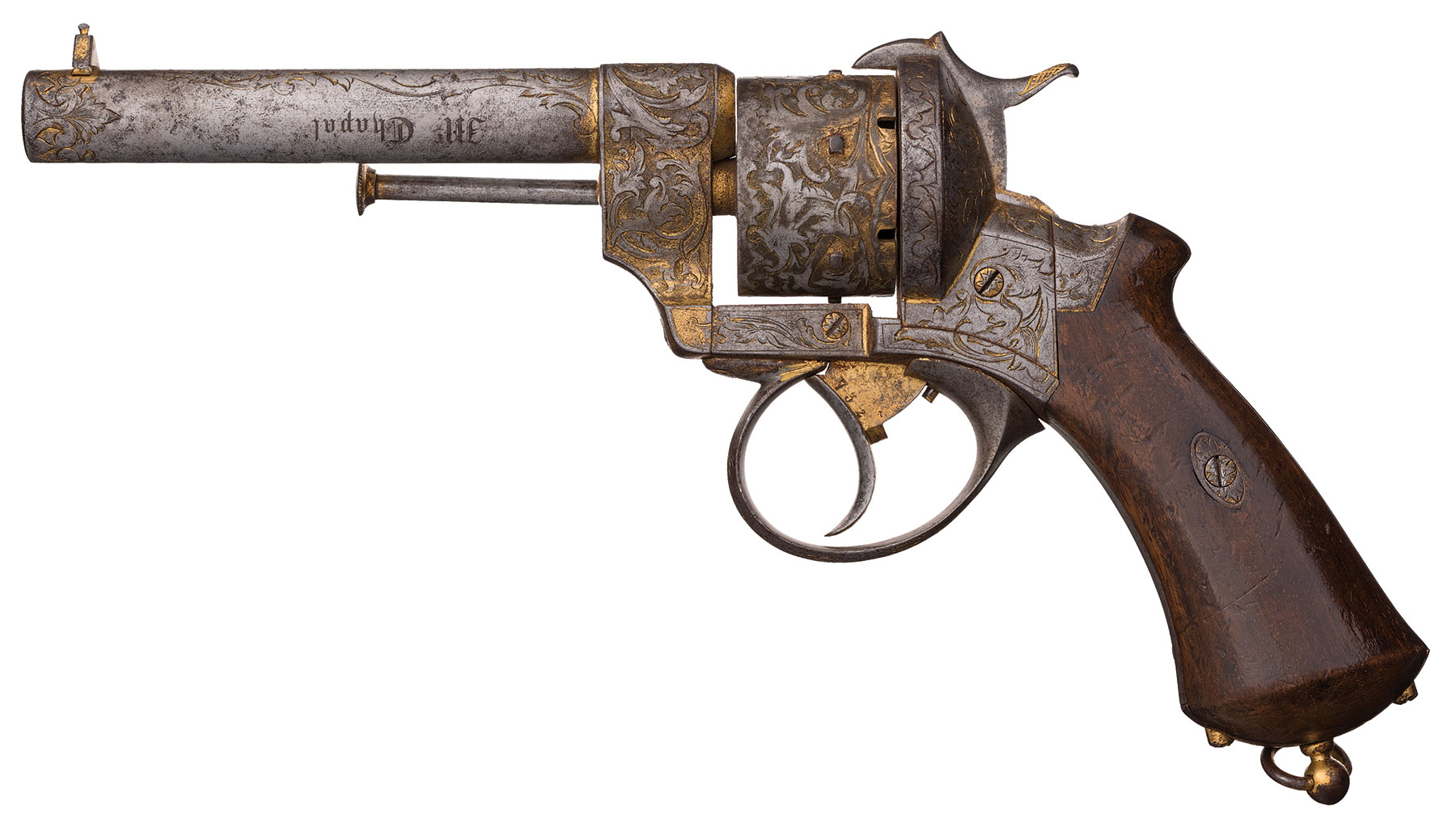 Lefaucheux Double Action Pinfire Revolver | Rock Island Auction