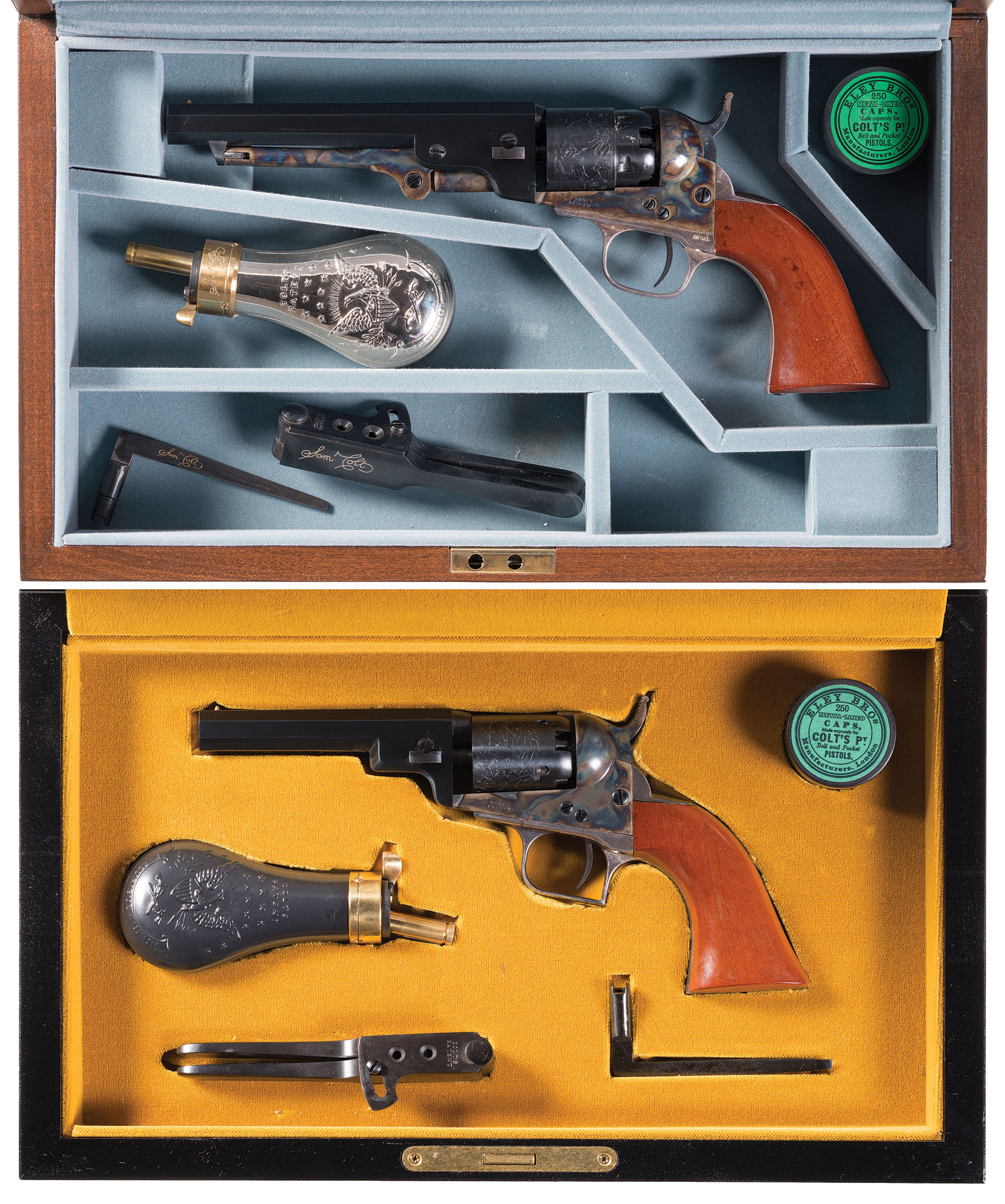 Two Colt Black Powder Series Percussion Revolvers with Cases | Rock ...