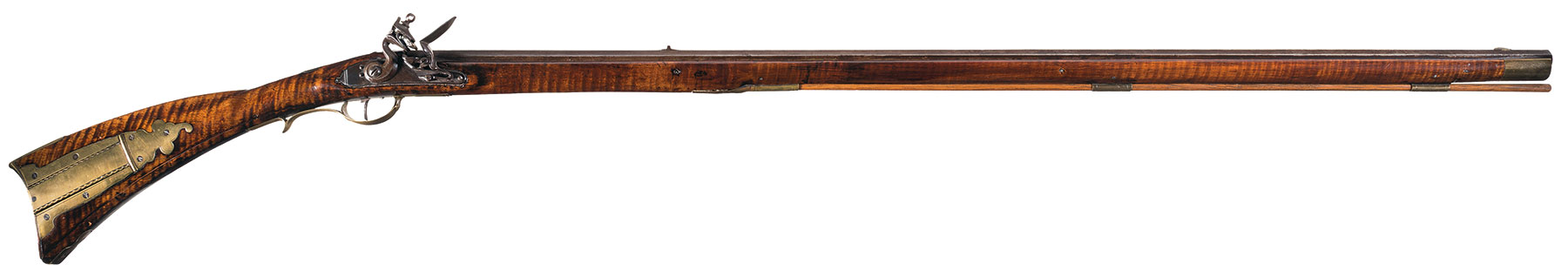 Unmarked Flintlock Smooth Rifle | Rock Island Auction