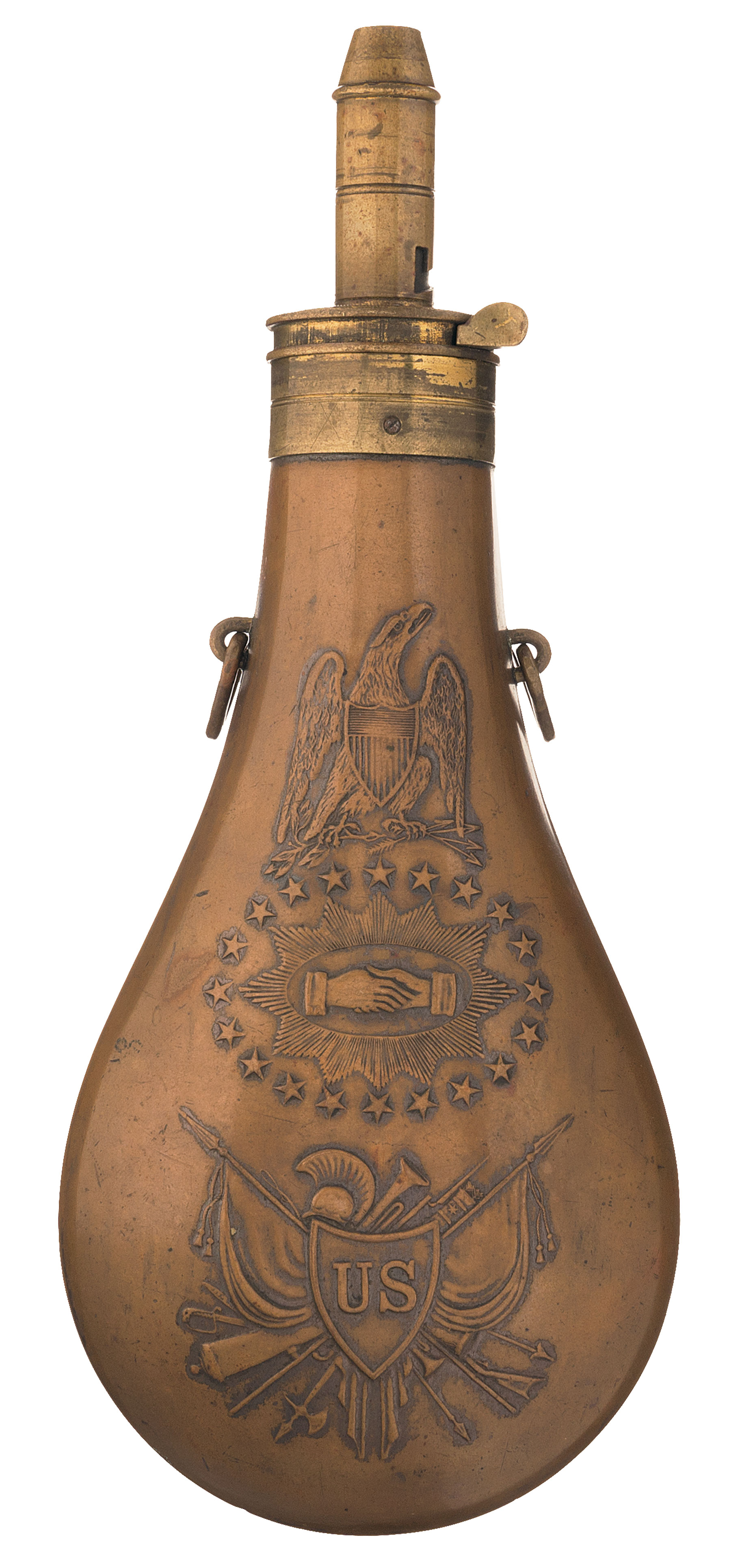 Two Batty Model 1841 'Peace' Flasks | Rock Island Auction