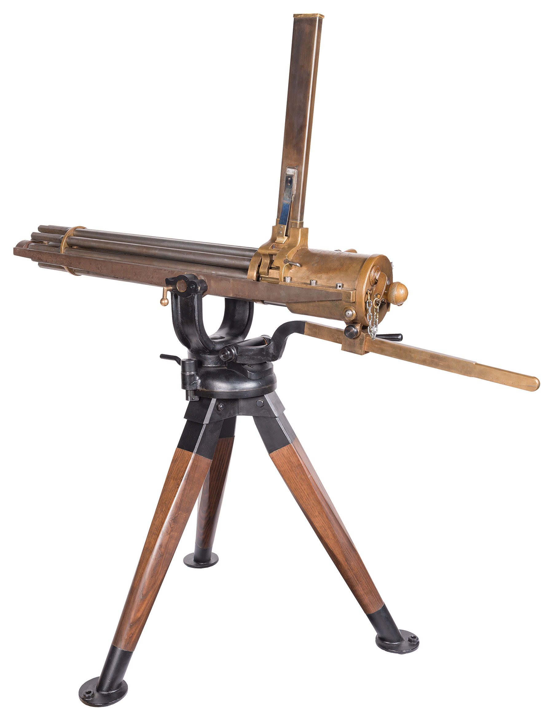Scarce U.S. Colt Model 1890 Gatling Gun with Tri-Pod | Rock Island Auction