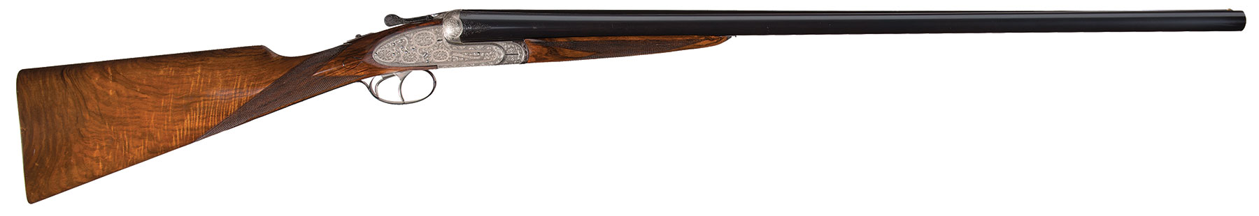Engraved Union Armera Model 219 Double Barrel Side Lock Shotgun | Rock ...