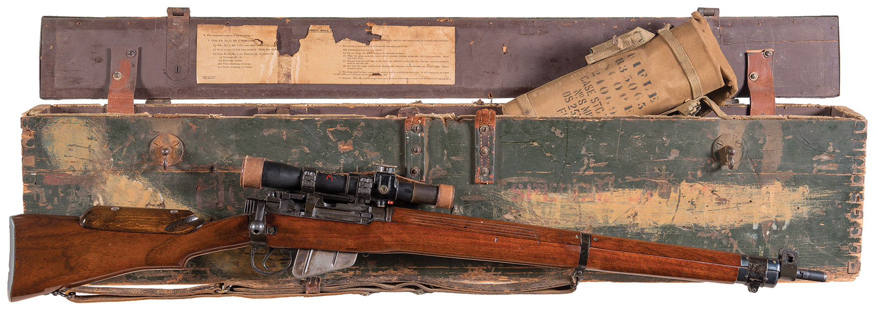 Enfield - 4MK1 Sniper Rifle Rig | Rock Island Auction