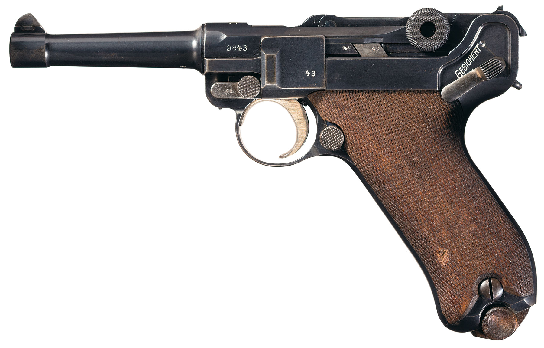Excellent 1913 Dated German DWM Military Luger | Rock Island Auction