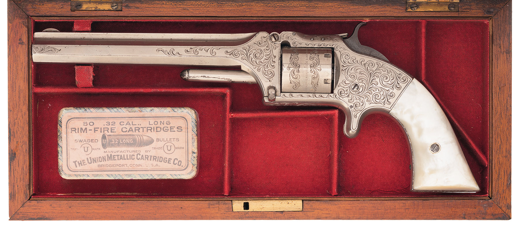 Engraved Smith & Wesson Model No. 2 Army Revolver | Rock Island Auction