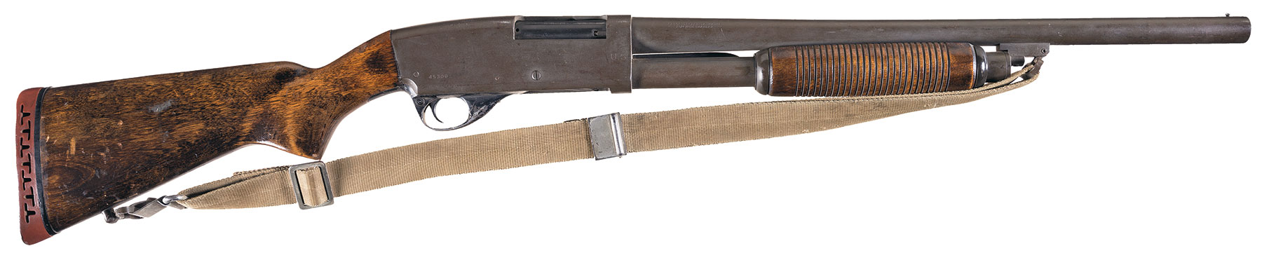 Scarce U.S. Stevens Model 77E Slide Action Riot Shotgun | Rock Island ...