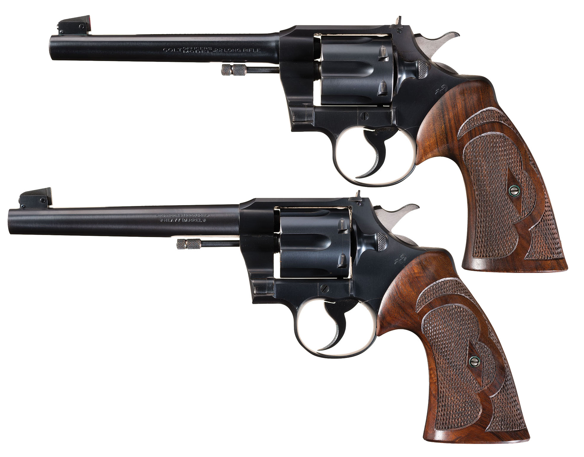 Collector's Lot of Two Colt Double Action Target Revolvers | Rock ...