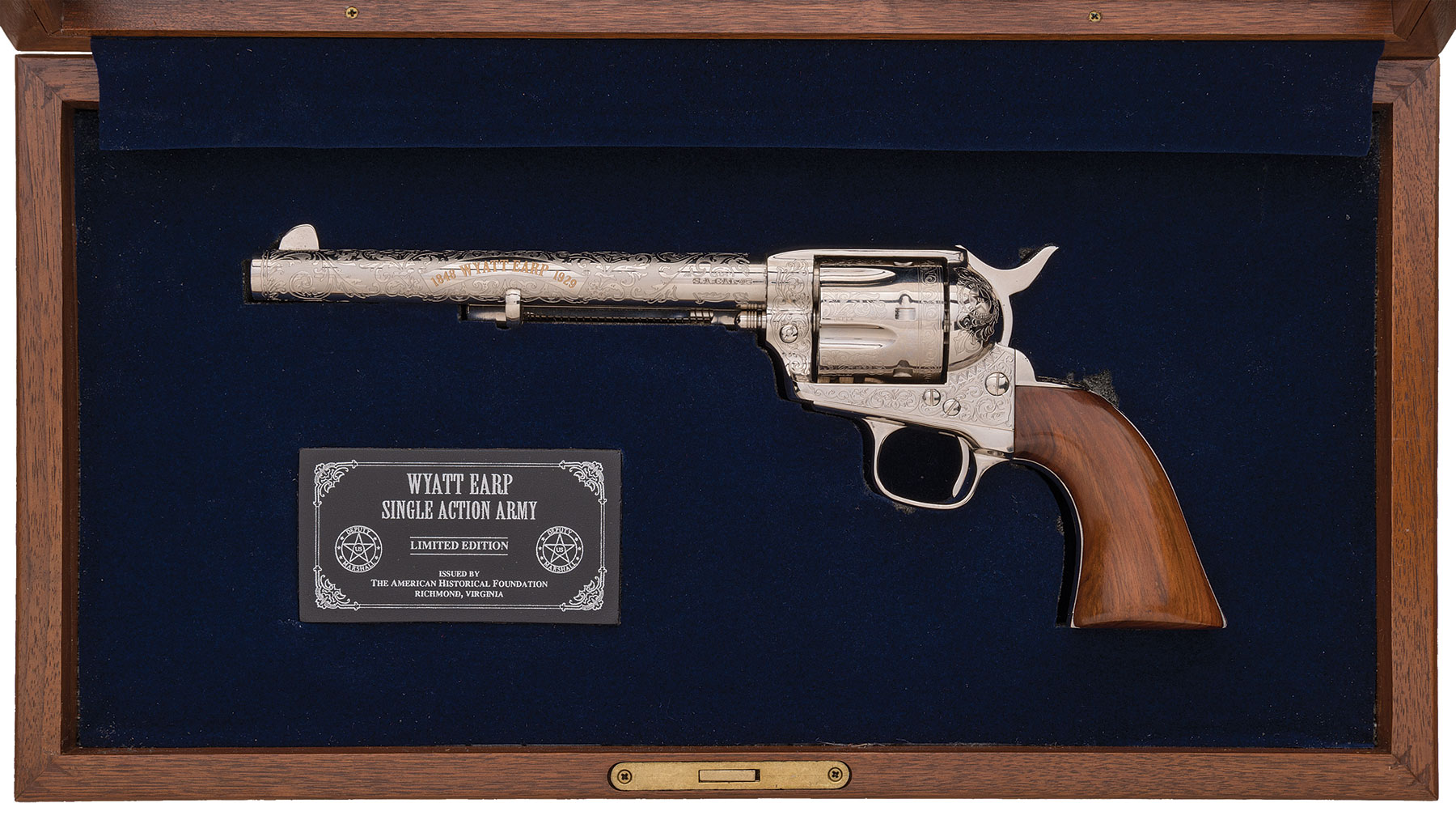 Engraved Uberti Wyatt Earp Commemorative SAA Revolver | Rock Island Auction