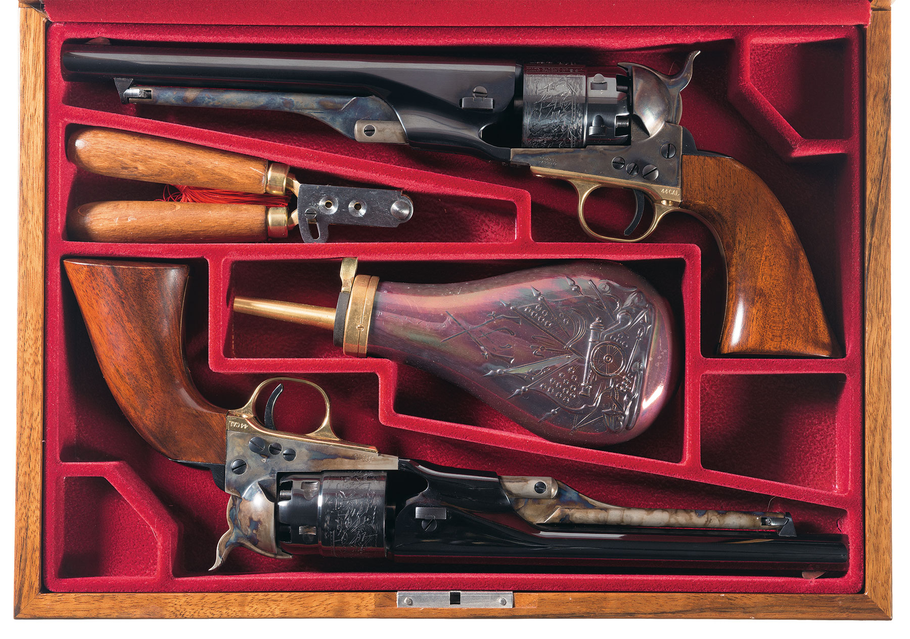 Two Cased Colt Black Powder Series Model 1860 Army Revolvers | Rock ...