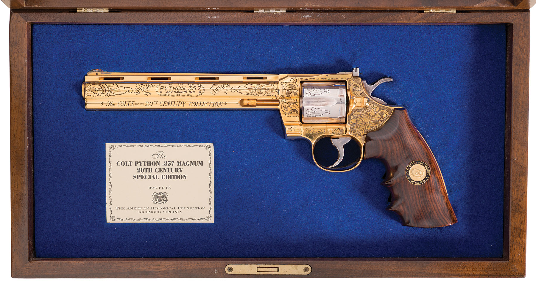 Colt Python American Historical Foundation 20th Century Edition | Rock ...