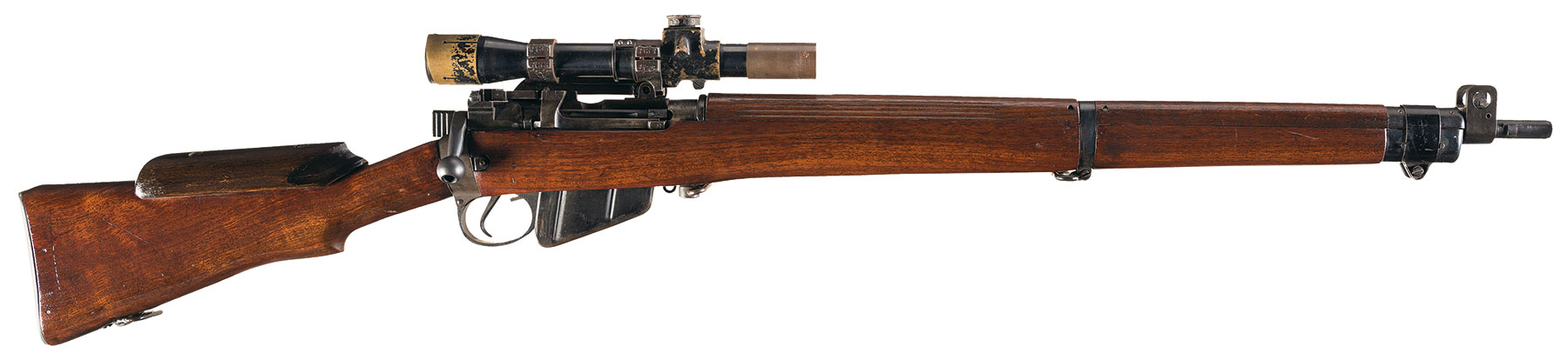 British No. 4 MK I (T) Enfield Sniper Rifle with Scope | Rock Island ...