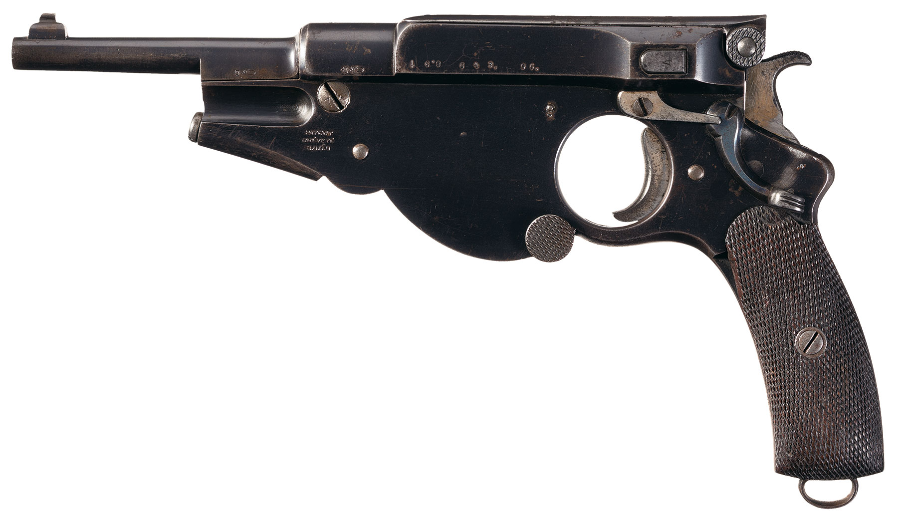Bergmann Model 1896 Number Three Semi-Automatic Pistol | Rock Island ...