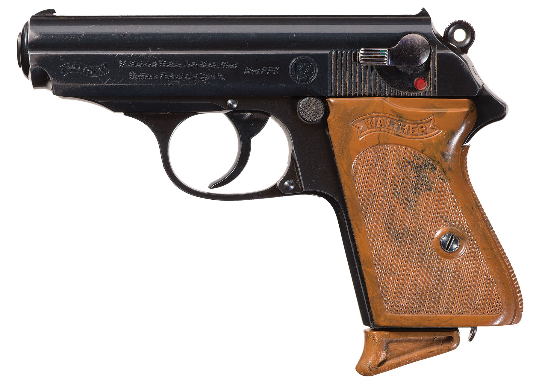 Walther RZM Marked PPK Semi-Automatic Pistol with Holster | Rock Island ...