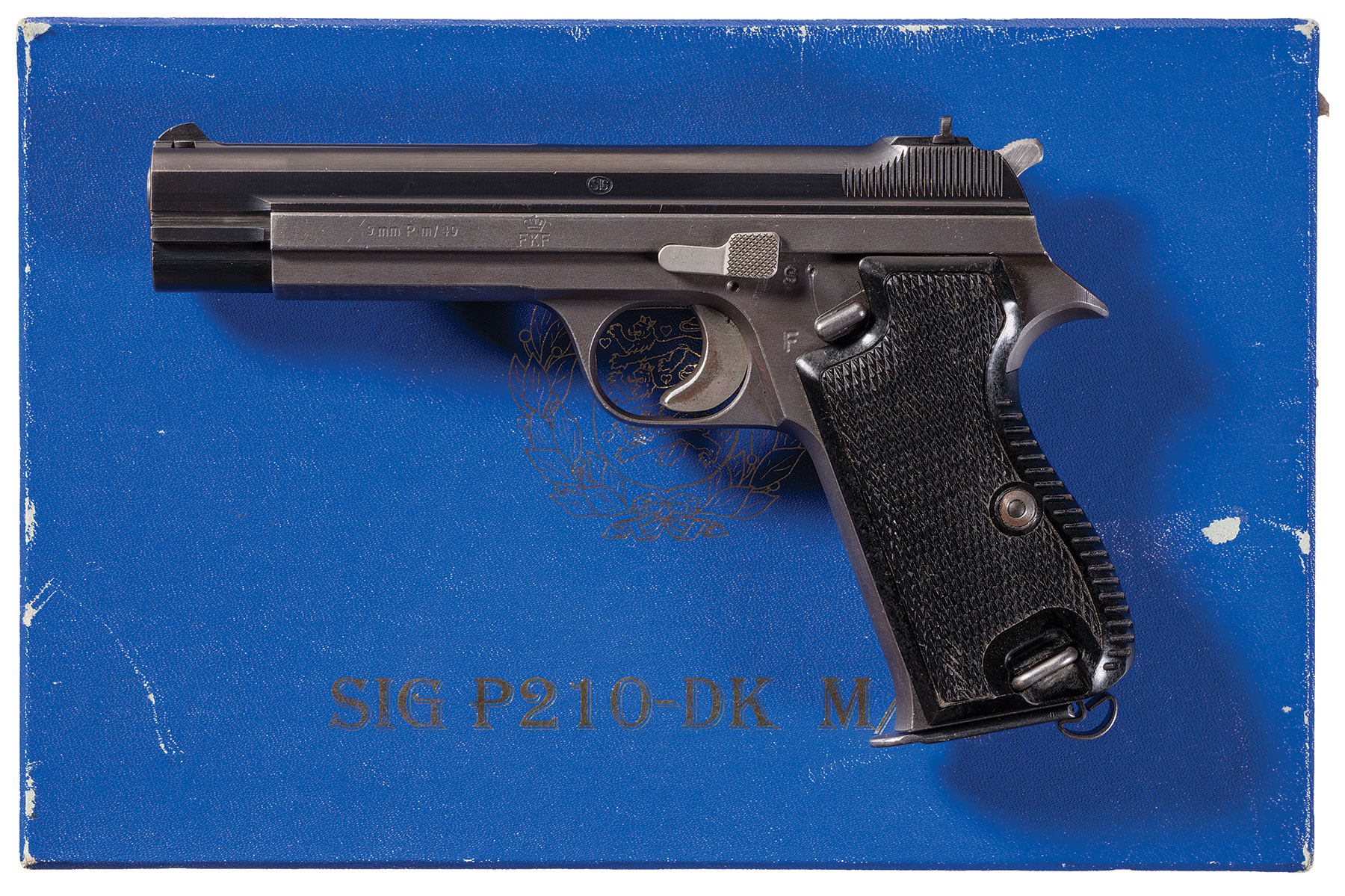 Sig Danish Contract P210-DK M/49 Semi-Automatic Pistol with Box | Rock ...