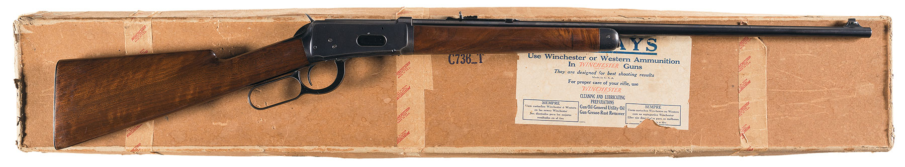 Winchester Model 55 Lever Action Rifle with Factory Box | Rock Island ...