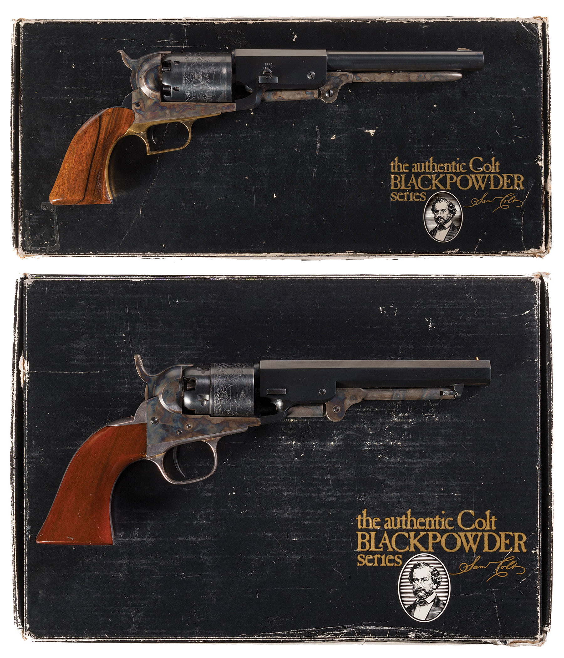 Two Colt Black Powder Series Percussion Revolvers with Boxes | Rock ...