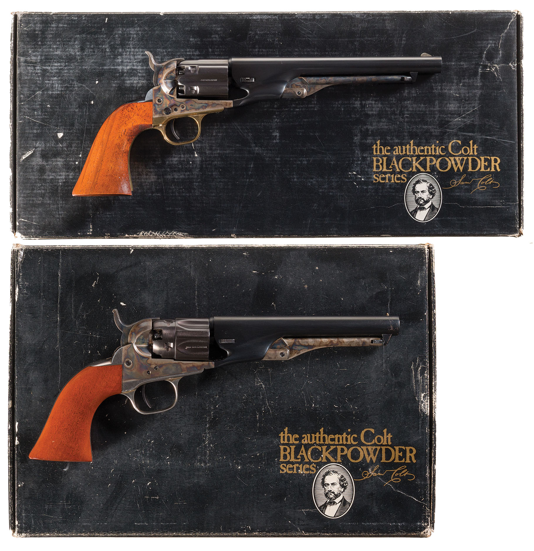 Two Colt Black Powder Series Percussion Revolvers with Boxes | Rock ...