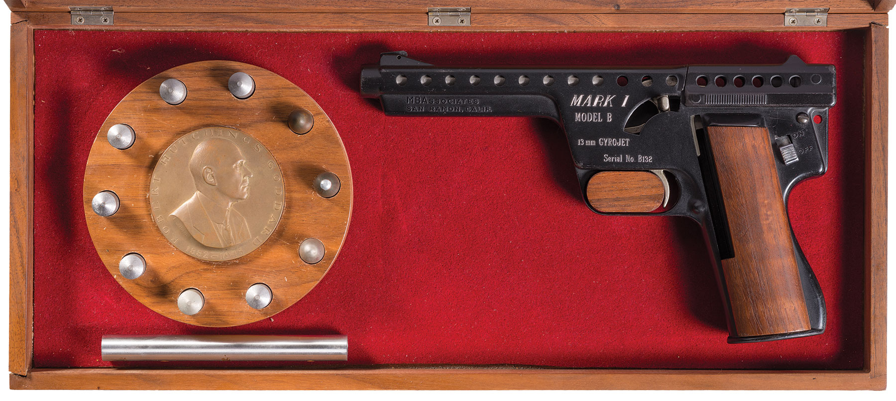 Cased MBAssociates Mark I Model B Gyrojet Pistol | Rock Island Auction