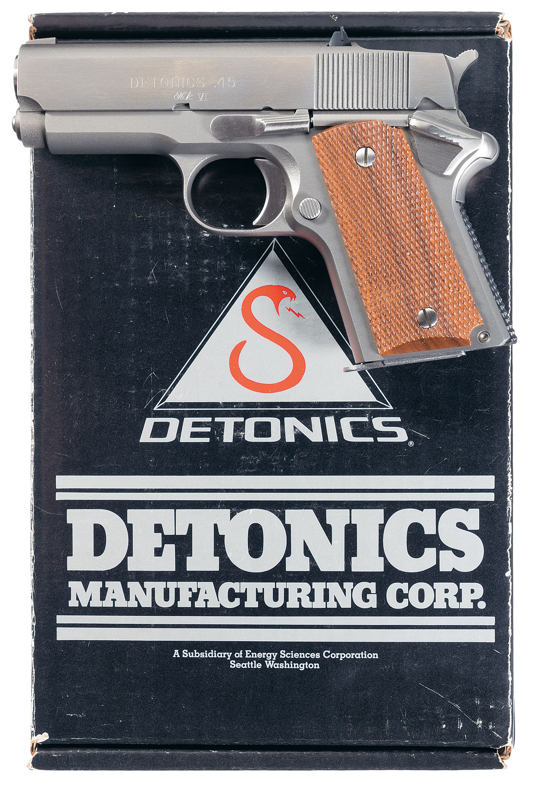 Detonics Combat Master Mark VI Semi-Automatic Pistol with Box | Rock ...