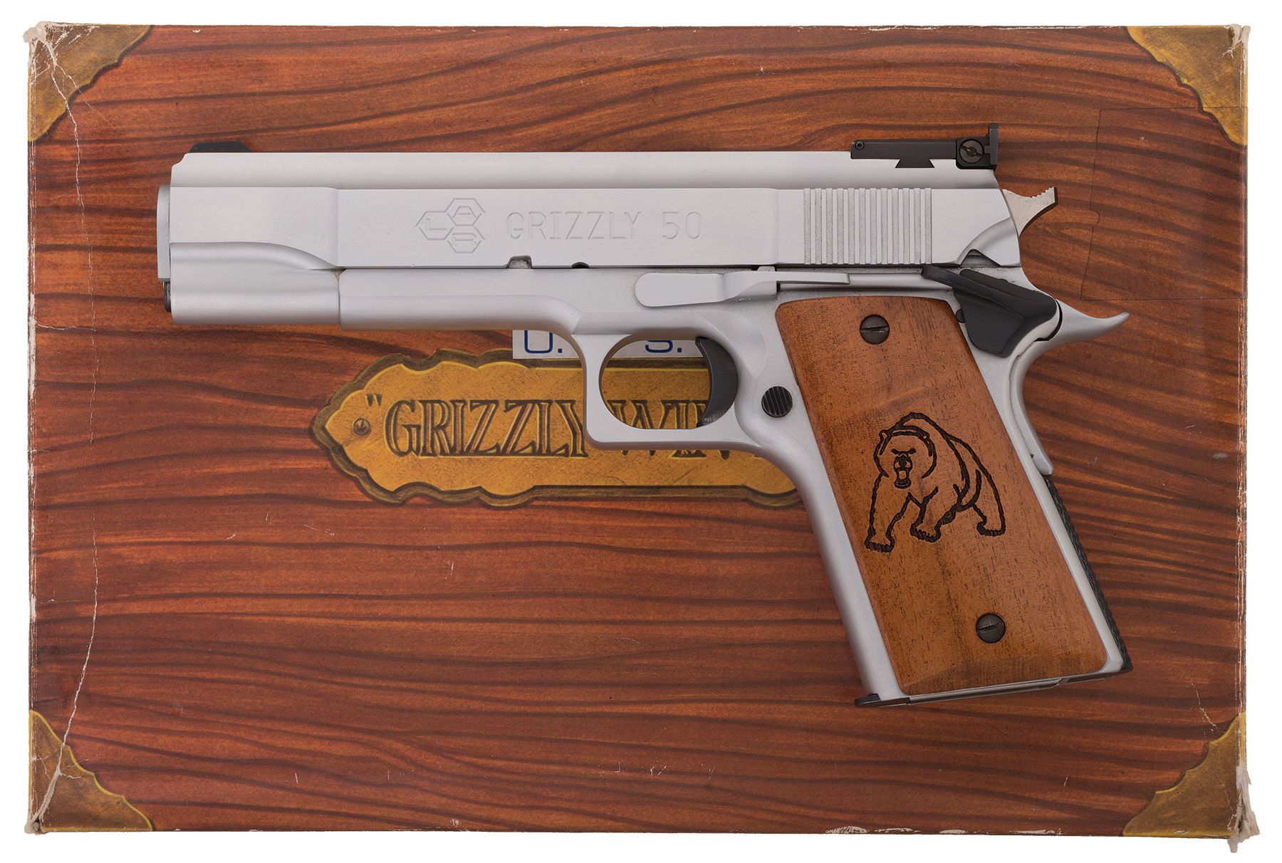 LAR Grizzly 50 Mark V Semi-Automatic Pistol with Box | Rock Island Auction