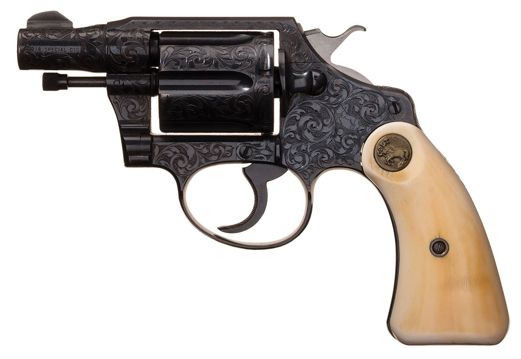Cole Agee Master Engraved Colt Detective Special Revolver | Rock Island ...