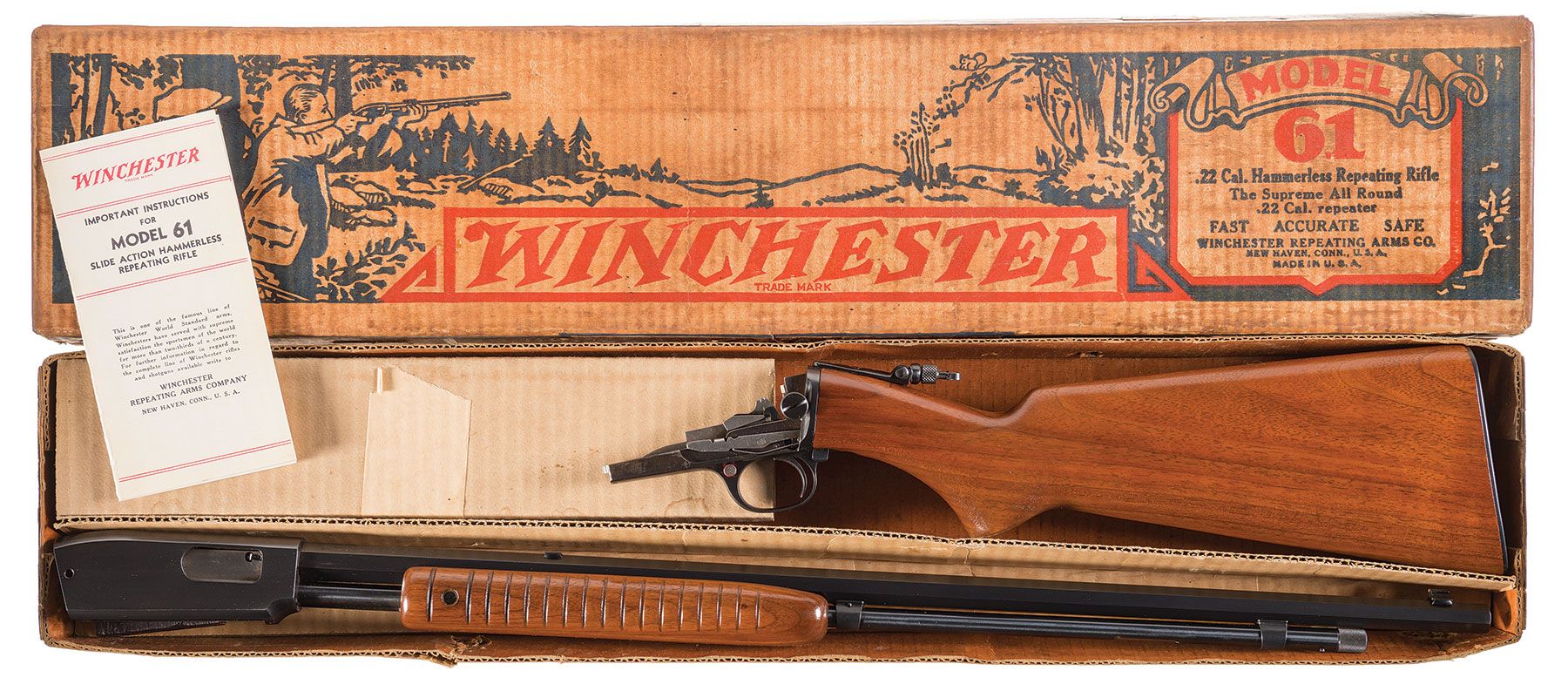 Winchester Model 61 Slide Action .22 Wrf Rifle | Rock Island Auction