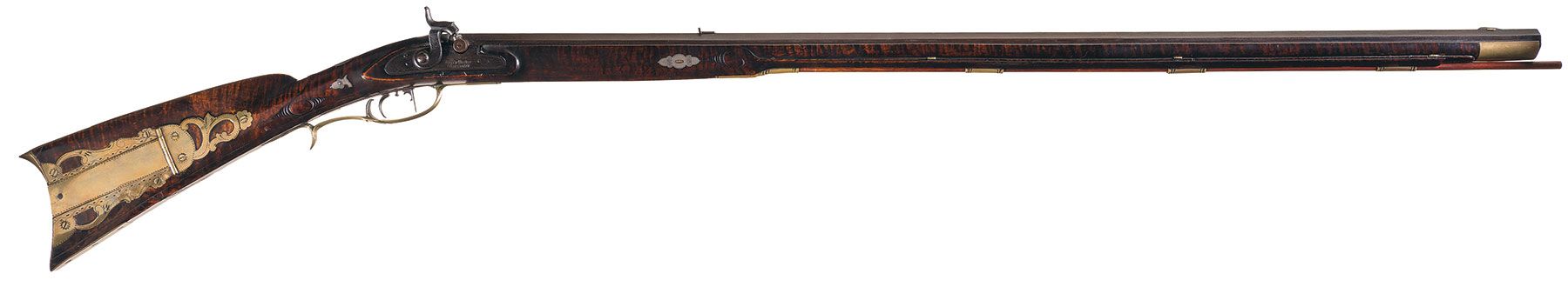 Simon Lauck Attributed Percussion Virginia Long Rifle | Rock Island Auction