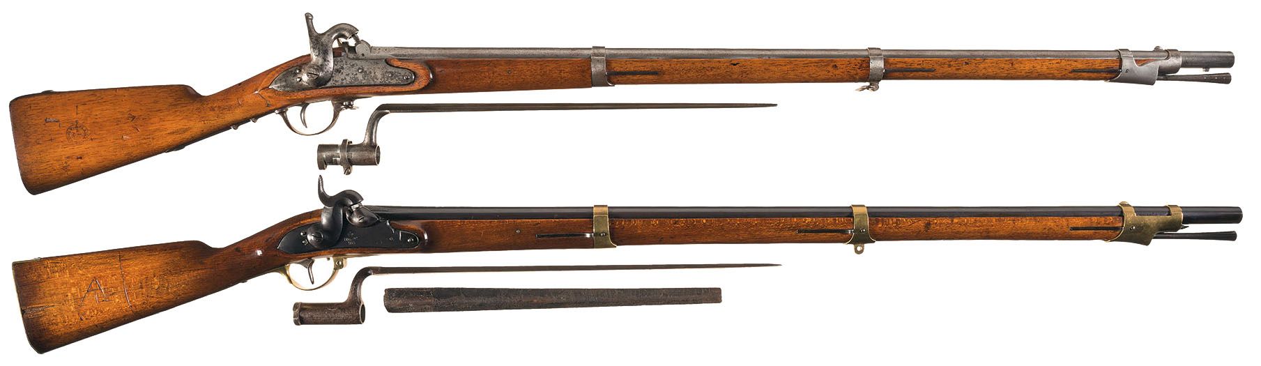 Collector's Lot of Two European Percussion Conversion Muskets | Rock ...