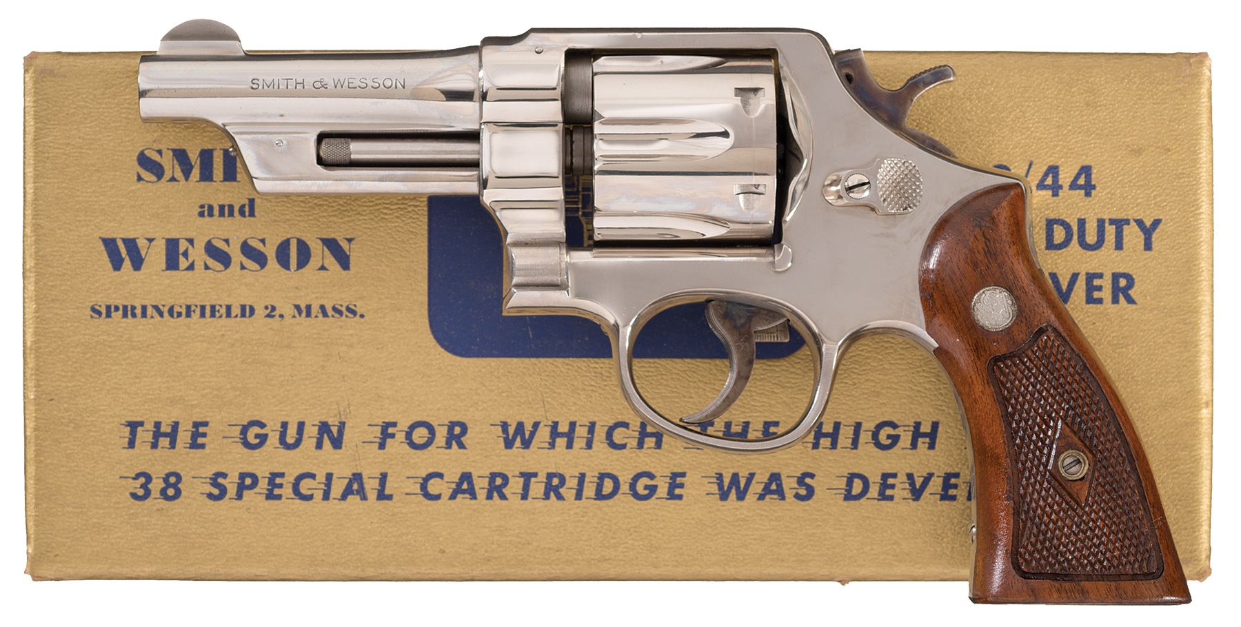 Smith & Wesson .38-44 Heavy Duty Pre-Model 20 Revolver with Box | Rock ...