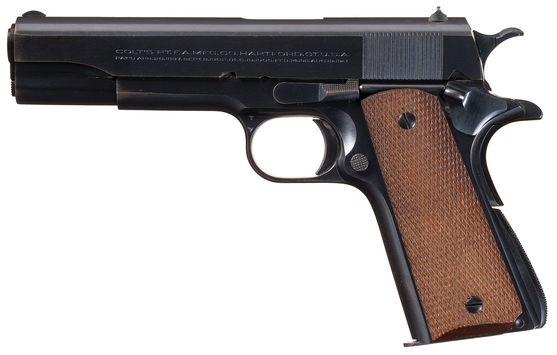 Pre-War Colt National Match Government Model Semi-Automatic | Rock ...