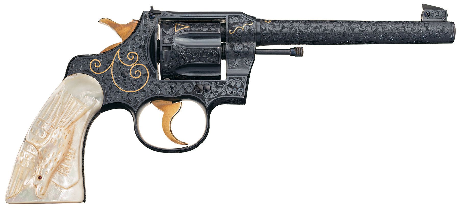Factory Engraved Inscribed Colt Officers Model Revolver Rock Island factory-engraved-inscribed-colt-officers-model-revolver-rock-island