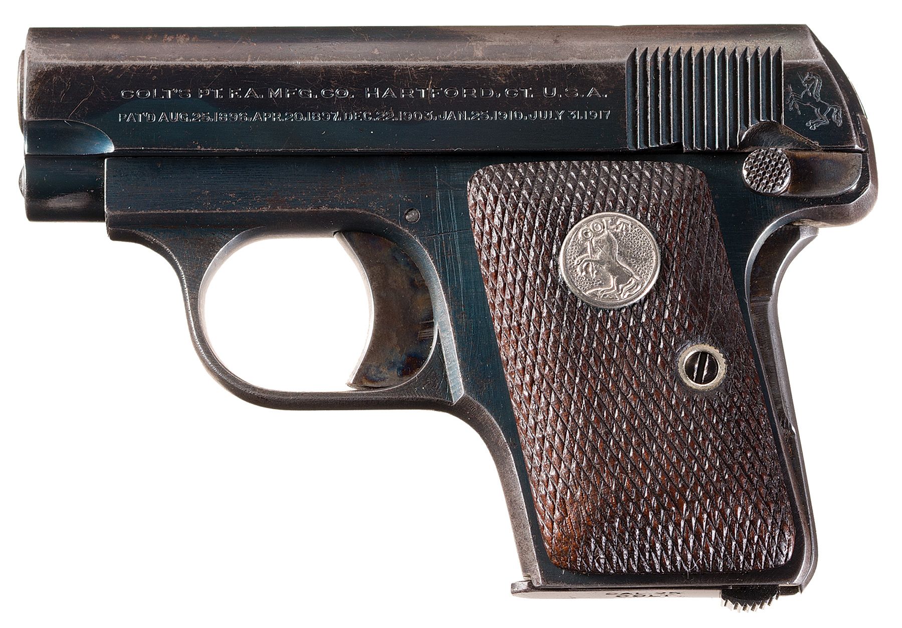 Colt M1908 Pistol with Gen. John Pershing Inscription | Rock Island Auction