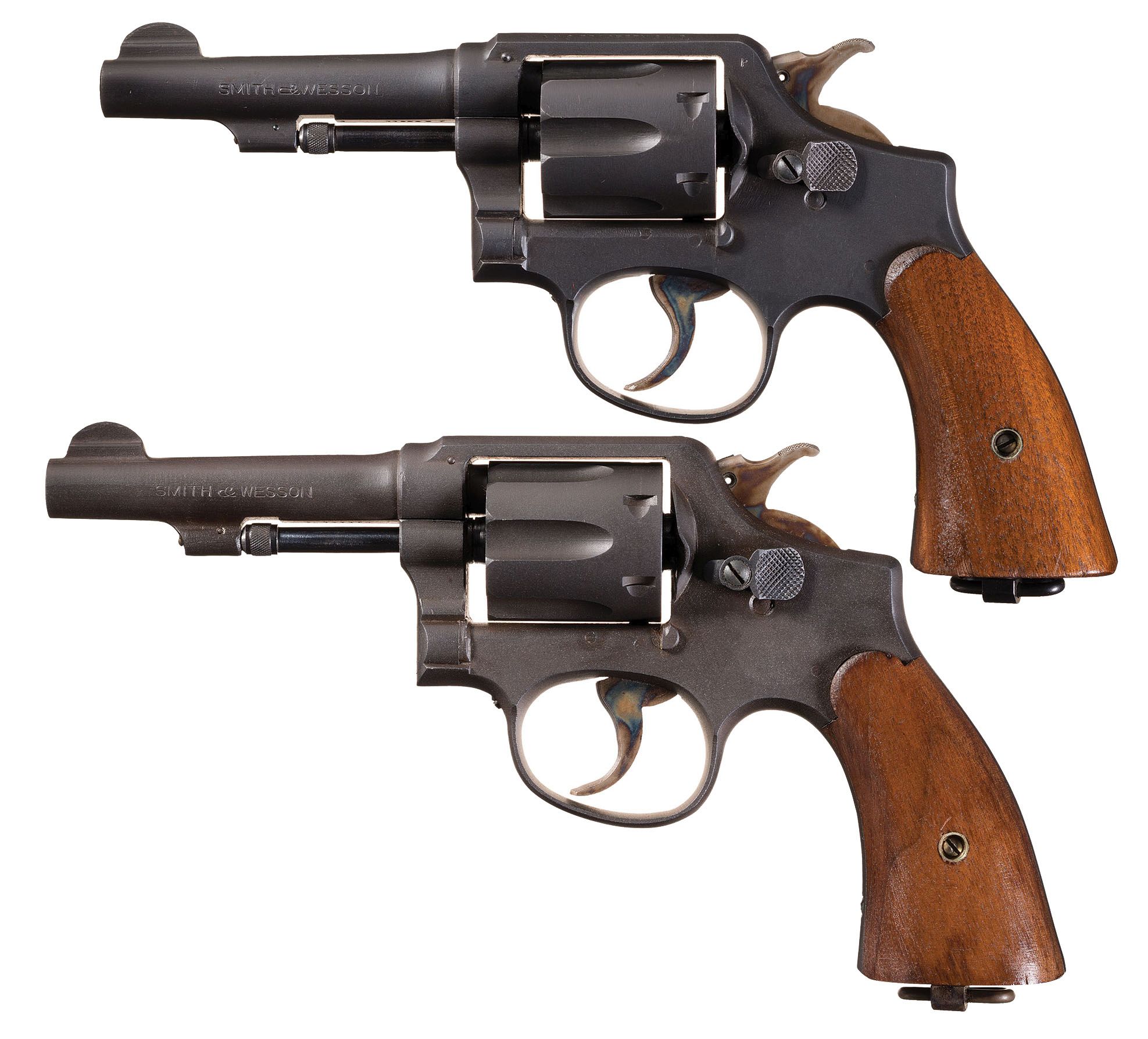 Two Smith & Wesson Double Action Military Revolvers | Rock Island Auction