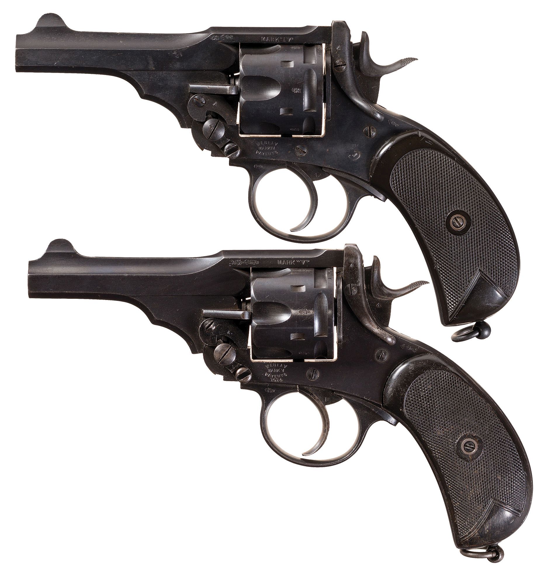 Two Webley Military Revolvers | Rock Island Auction