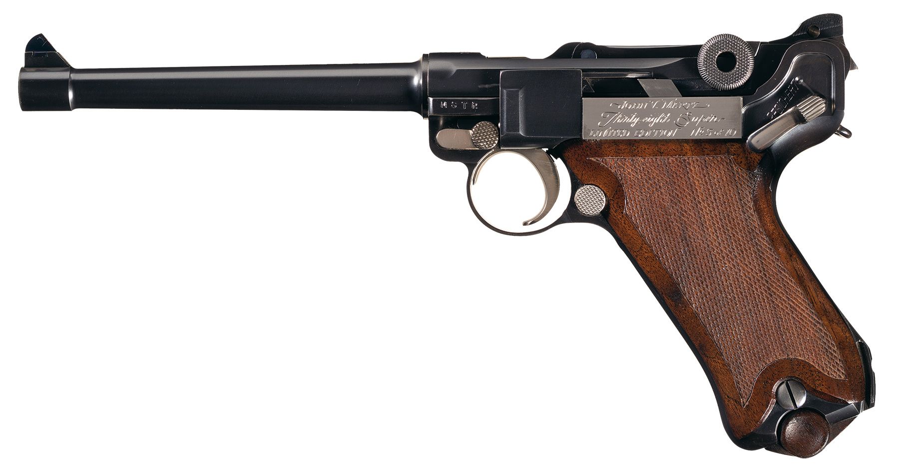 Martz Custom Limited 38 Super Navy Luger Pistol | Rock Island Auction
