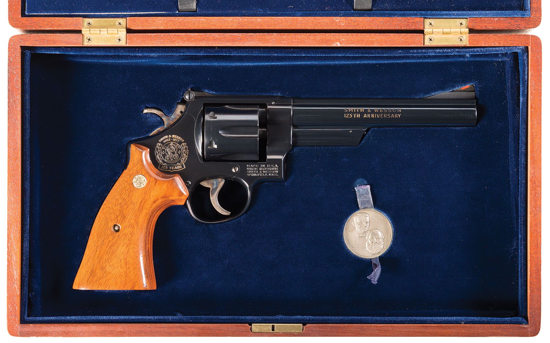 Cased S&W Model 25-3 125th Anniversary Commemorative Revolver | Rock ...