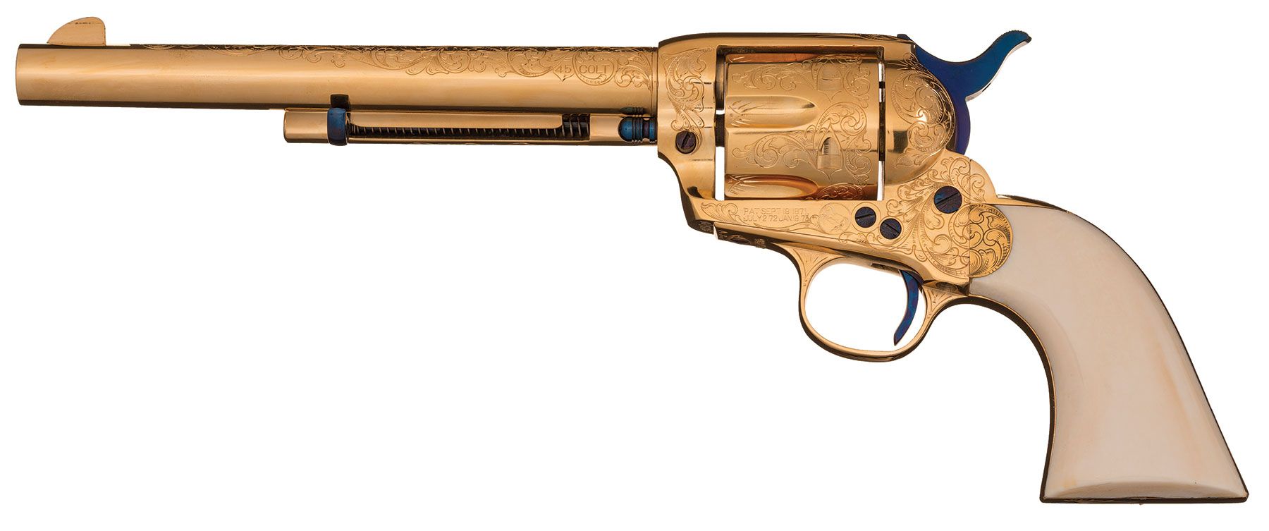 Aaron Pursley Engraved 1st Gen Colt SAA Revolver | Rock Island Auction
