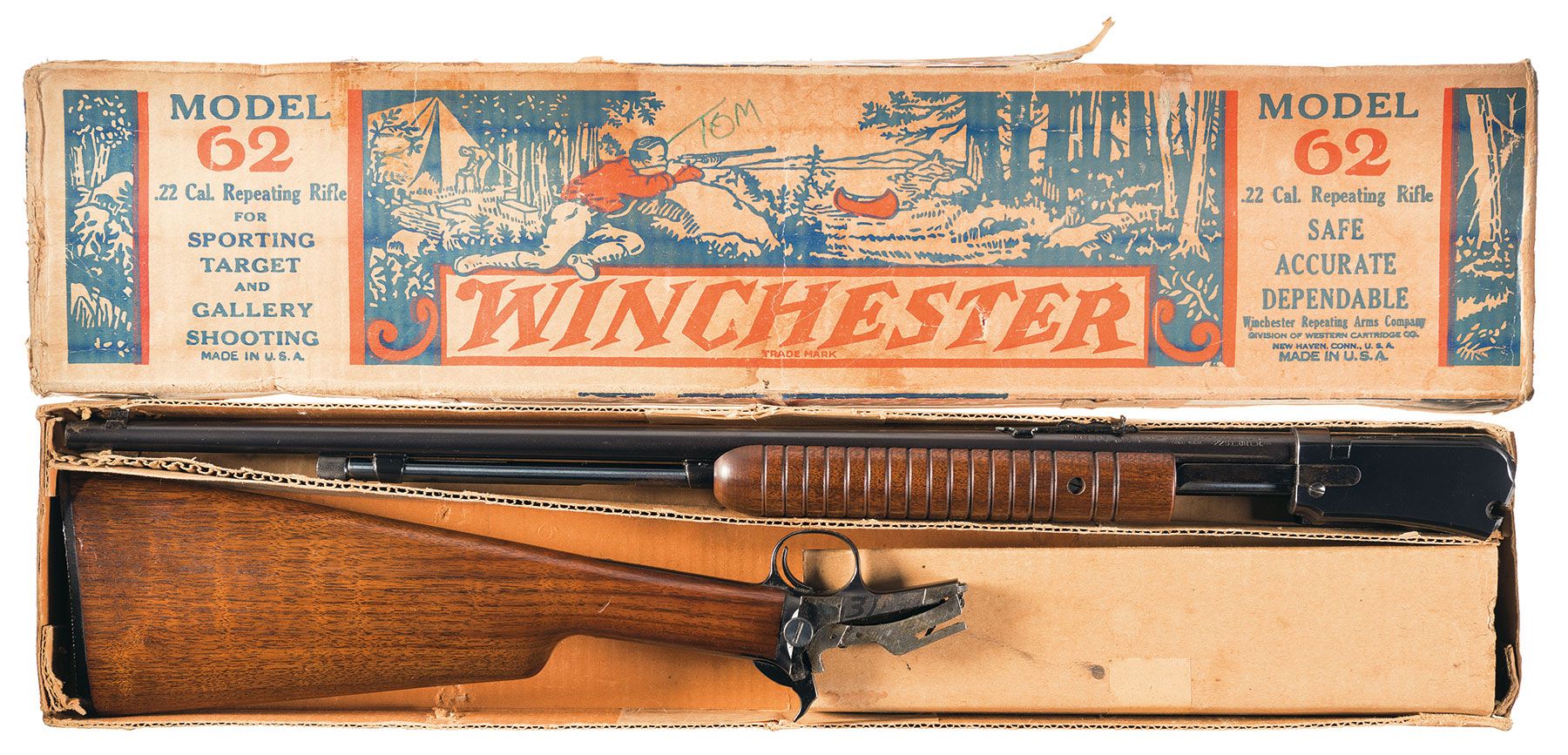 Winchester Model 62A Slide Action Rifle with Original Box | Rock Island ...