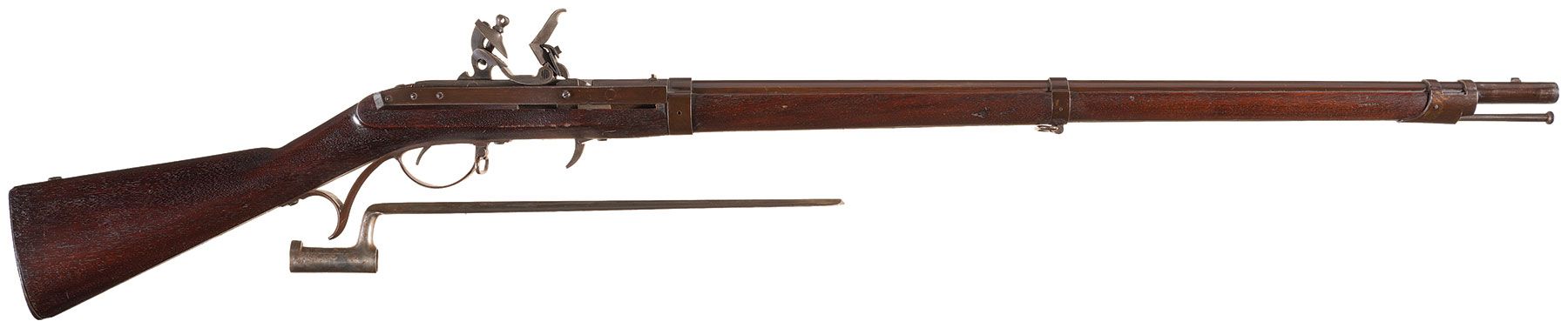 Harpers Ferry Model 1819 Hall Breech Loading Flintlock Rifle | Rock ...